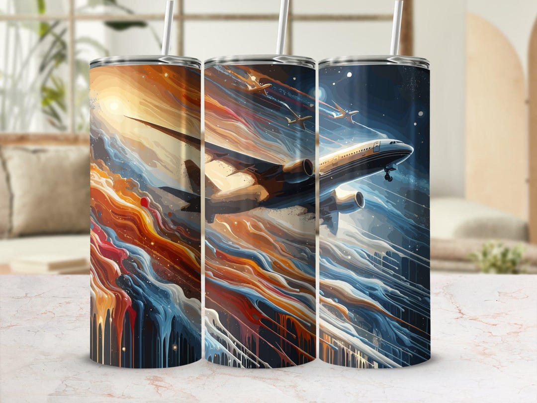 Aviation Airplane Tumbler Wrap Sublimation Design (digital Download) - Etsy