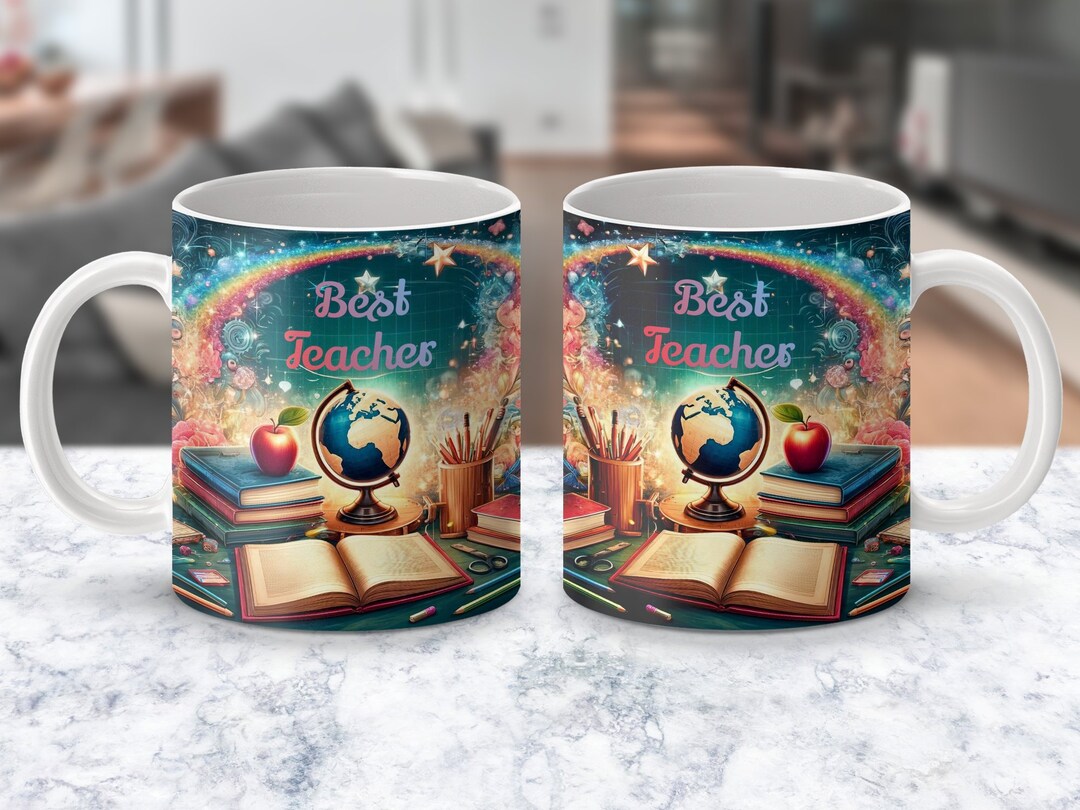 Teacher Sublimation Mug Designs | Teacher Gift Design | Best Teacher ...