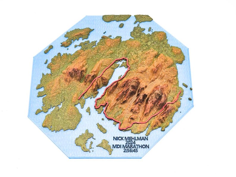 Mount Desert Island Marathon - Any Year - Trailsculpt - Etsy