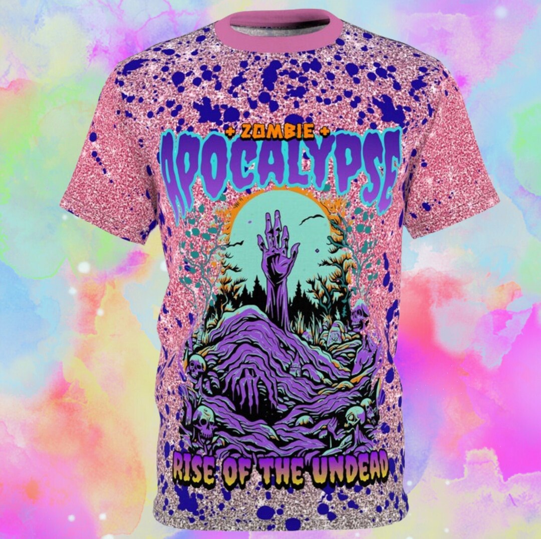 Womens Zombie Tee Zombie Tee Apocalypse Tee Creepy Zombie - Etsy