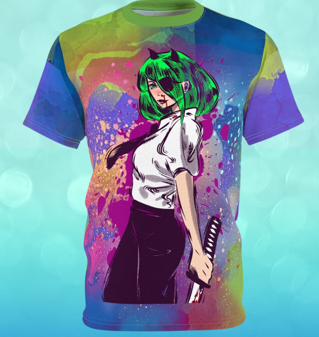 All Over Tee, Sword T Shirt, K Pop Tee, Colorful All Over Tee, Retro ...