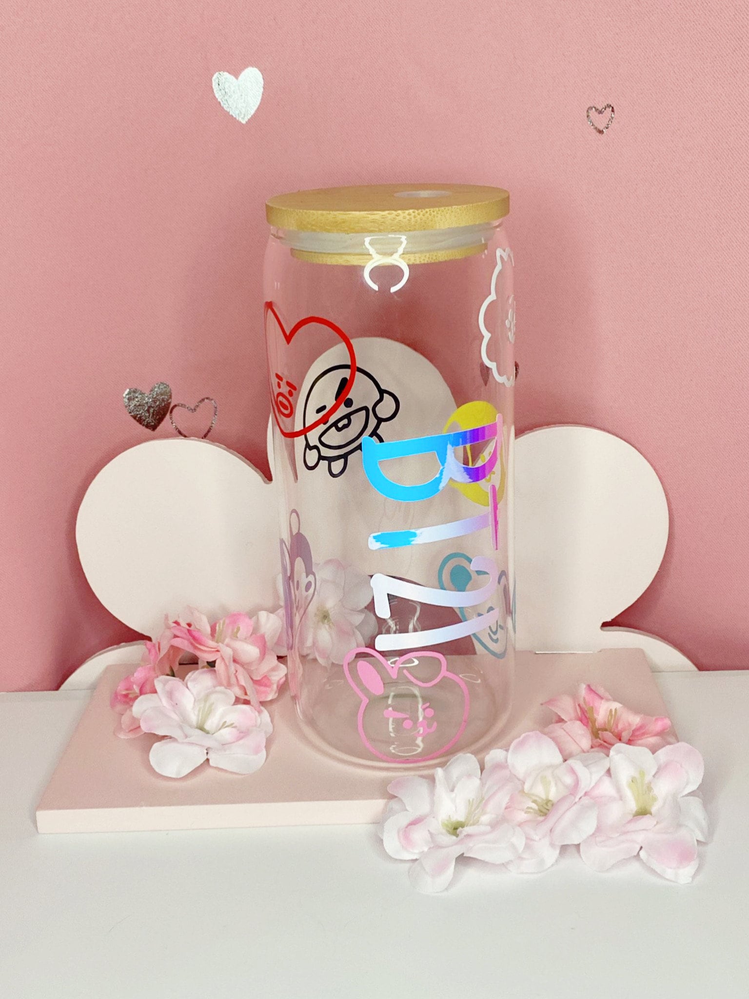 Kpop Handmade Glass Cups - Etsy