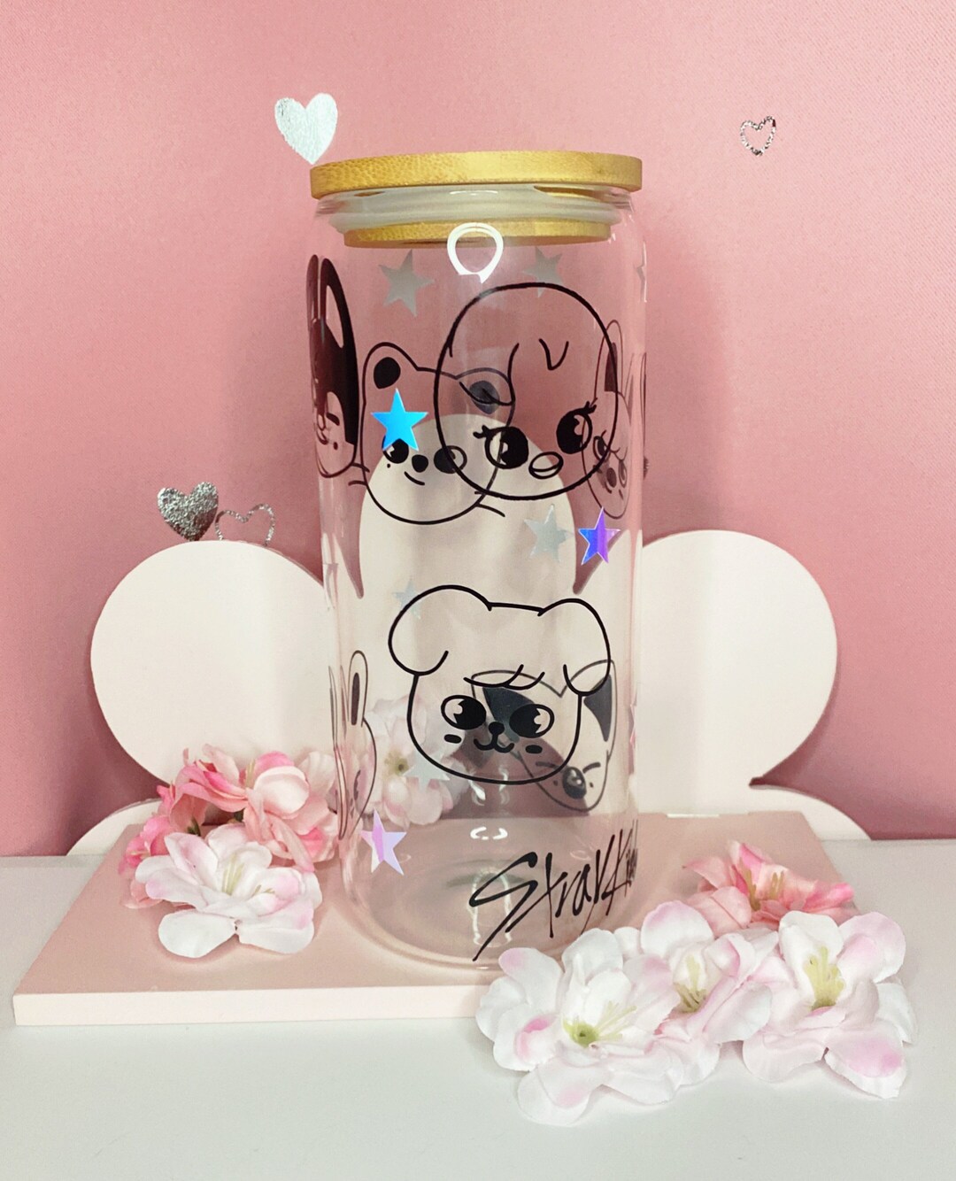 Kpop Handmade Glass Cups - Etsy