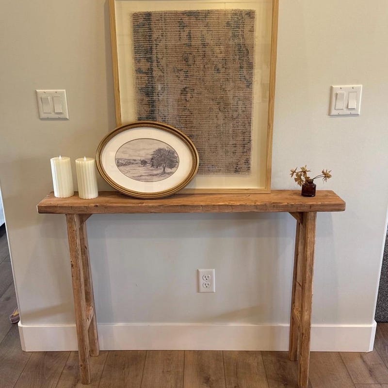 Rustic Console Table Us - Etsy