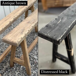 Vintage Inspired Entryway Bench, 30x7.25, Distressed Rustic Bench, Home Decor, Primitive Antique ...