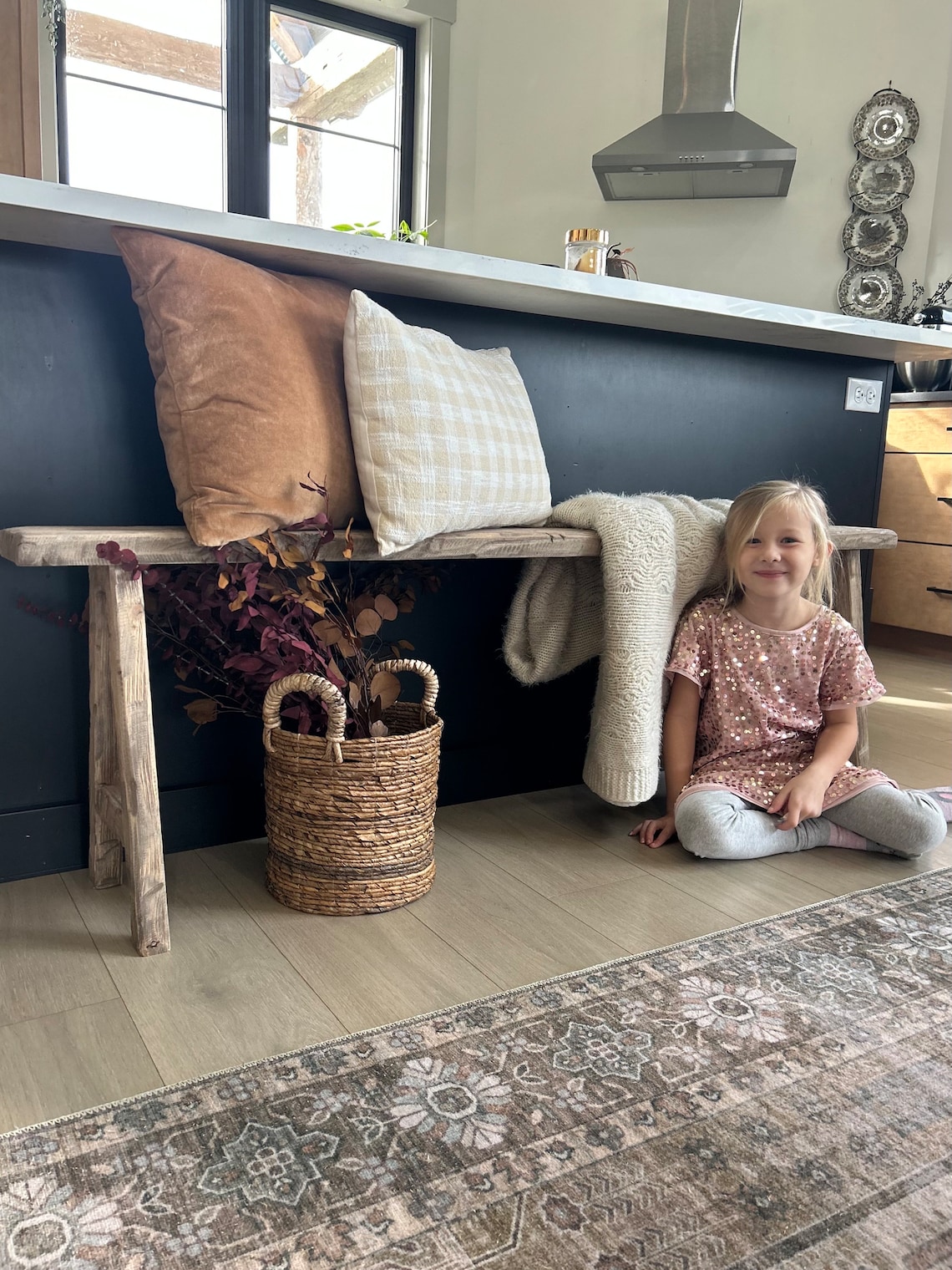 Vintage Inspired Skinny Bench 65x5.5 Weathered Wood Rustic - Etsy