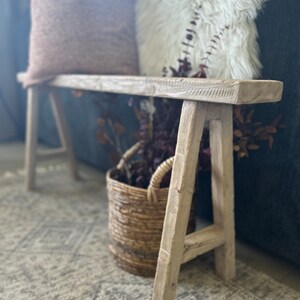 Vintage Inspired Skinny Bench, 46x5.5, Weathered Wood, Rustic Bench ...