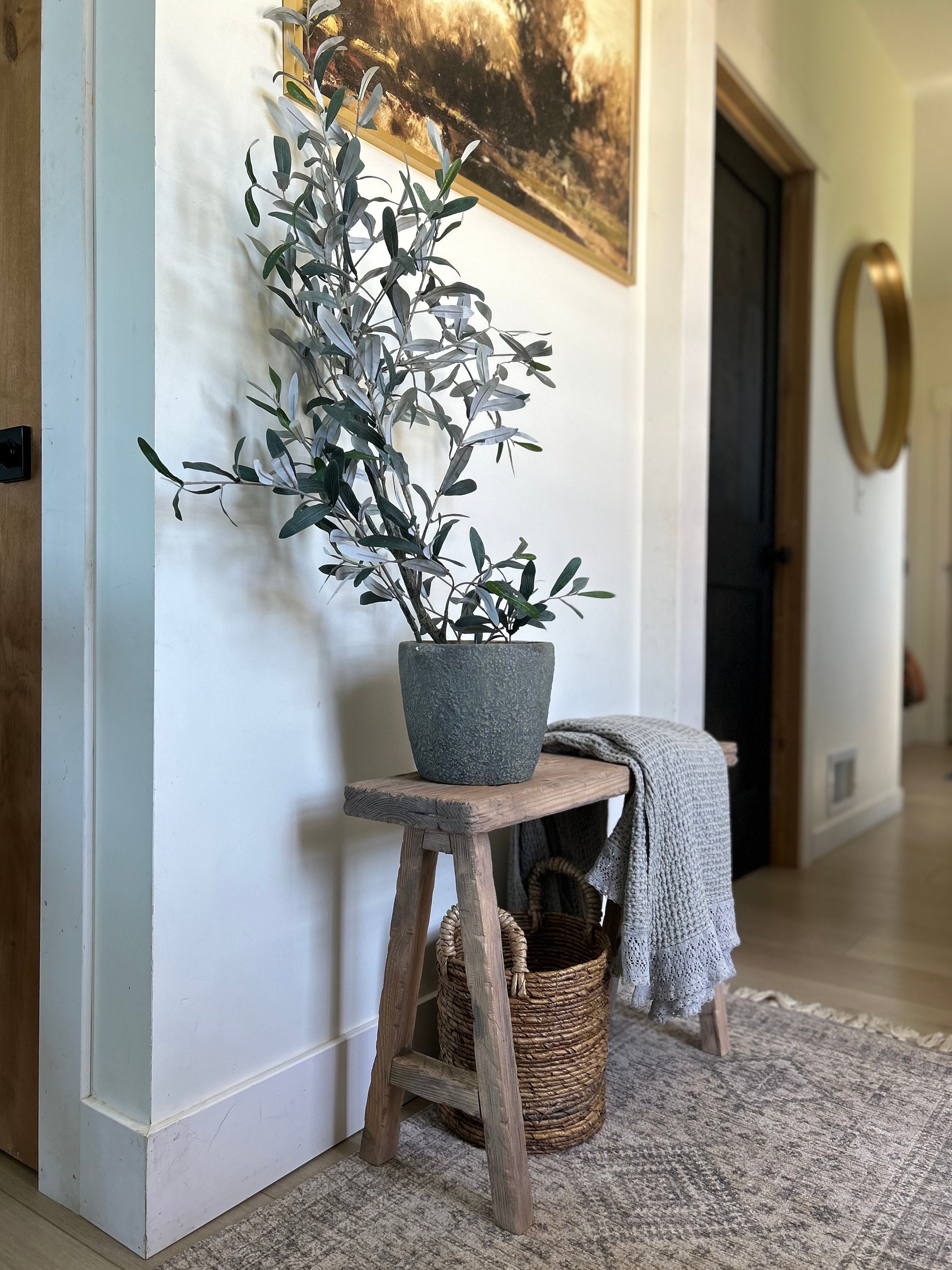 Vintage Inspired Entryway Bench 30x7.25 Weathered Wood - Etsy