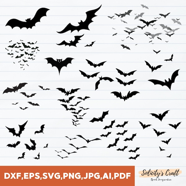 Bat Silhouette - Etsy