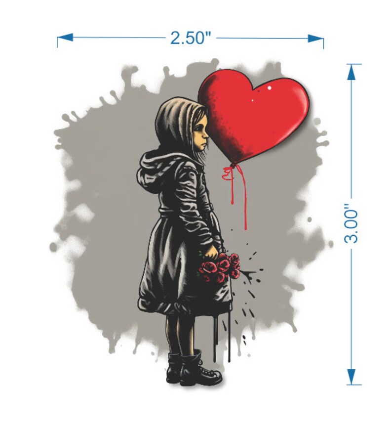 Sticker Girl With Flowers Stickers Beautiful Sticker of a - Etsy