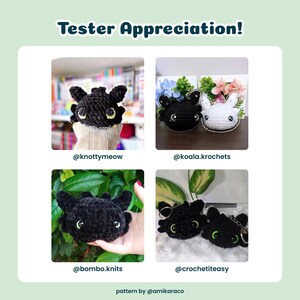 Dragon Couple Crochet Keychain Pattern - Digital Download Amigurumi ...