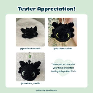 Dragon Couple Crochet Keychain Pattern - Digital Download Amigurumi ...