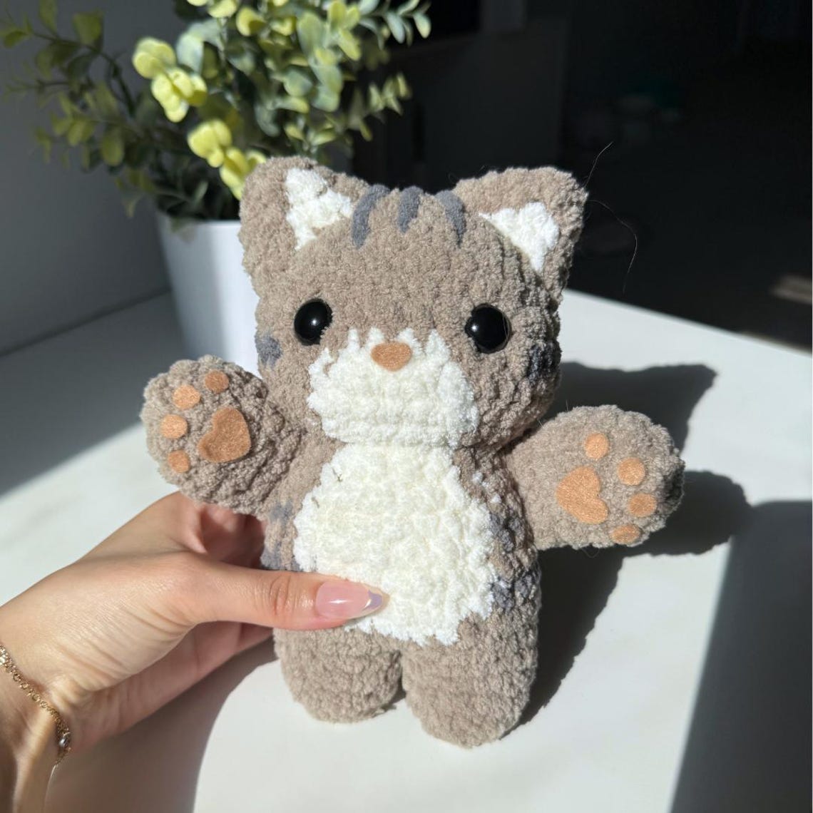 Kitty Crochet Pattern - Tabby Cat Amigurumi Plushie Digital Download ...