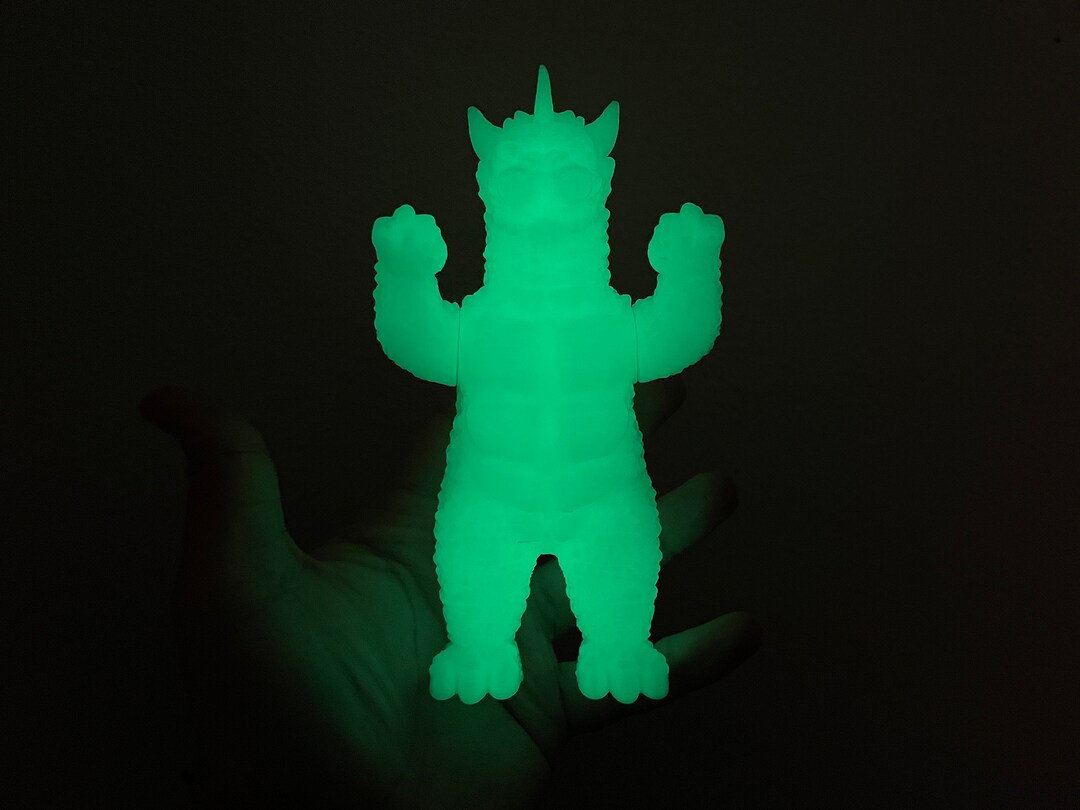 3D Printed 6 Inch GLOW in the DARK 1969 Bully Frog Kaiju 6 Inch - Etsy