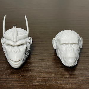 Planet of the Apes Proximus Caesar and Noa 2 PACK Head 1/12 - Etsy