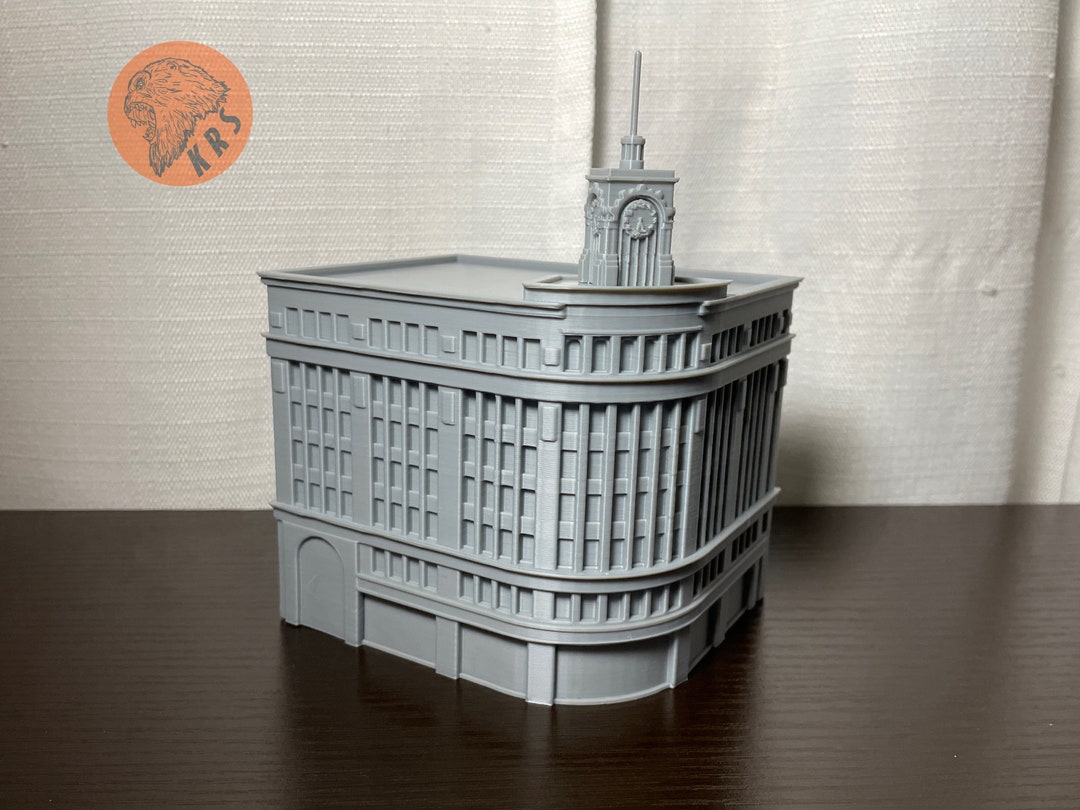 3D Printed Ginza Wako Clock Tower - Etsy