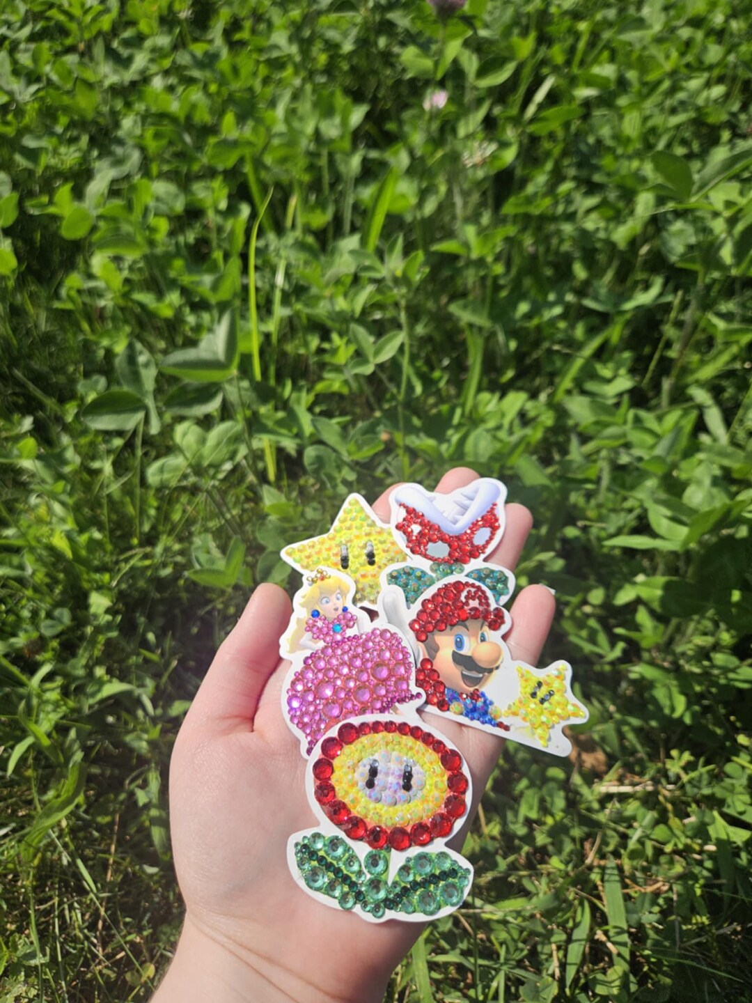 Mario Bedazzled Sticker Pack #2 !!! - Etsy