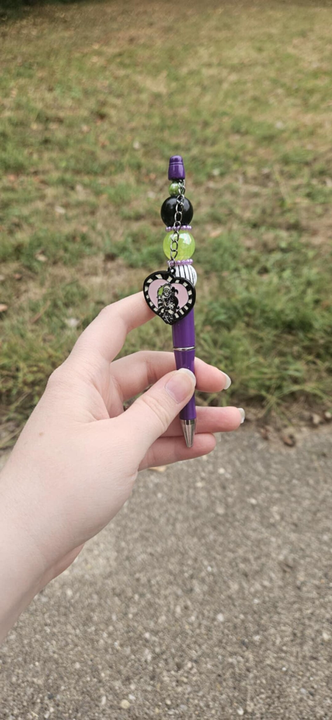 Beetlejuice and Lydia Charm Pen - Etsy