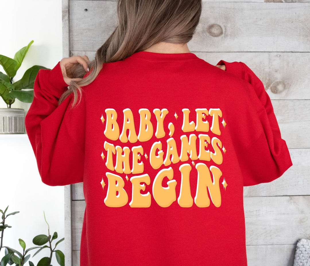 KC Baby Let the Games Begin Crewneck - Etsy