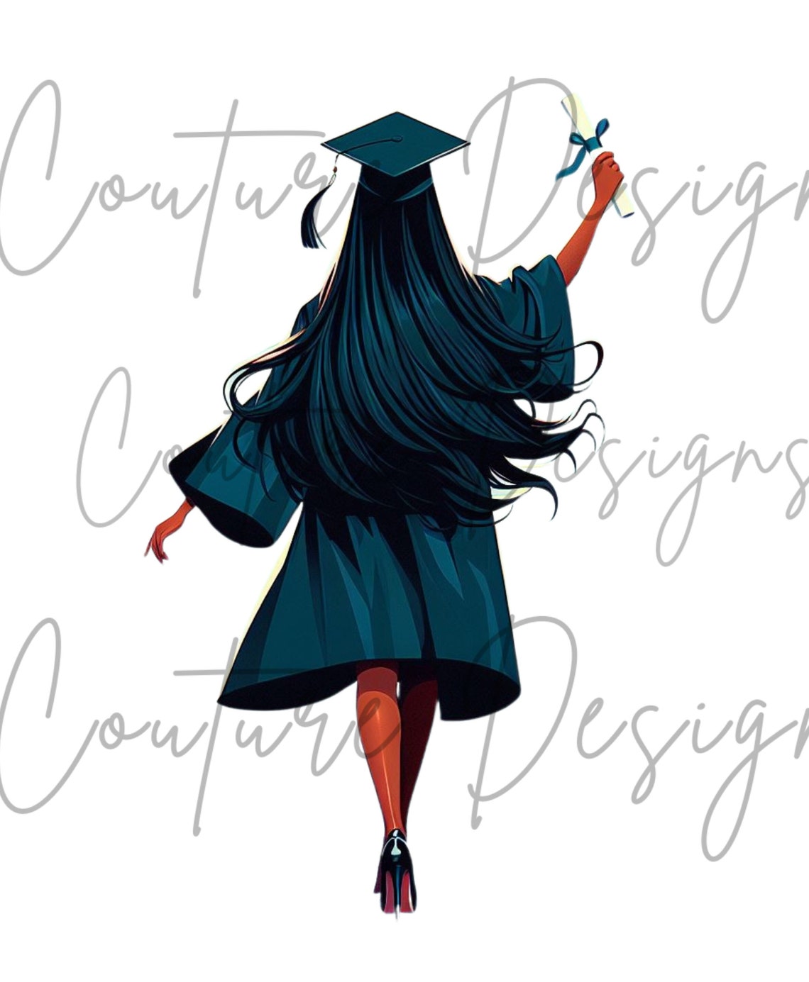 Graduation Woman Png - Etsy
