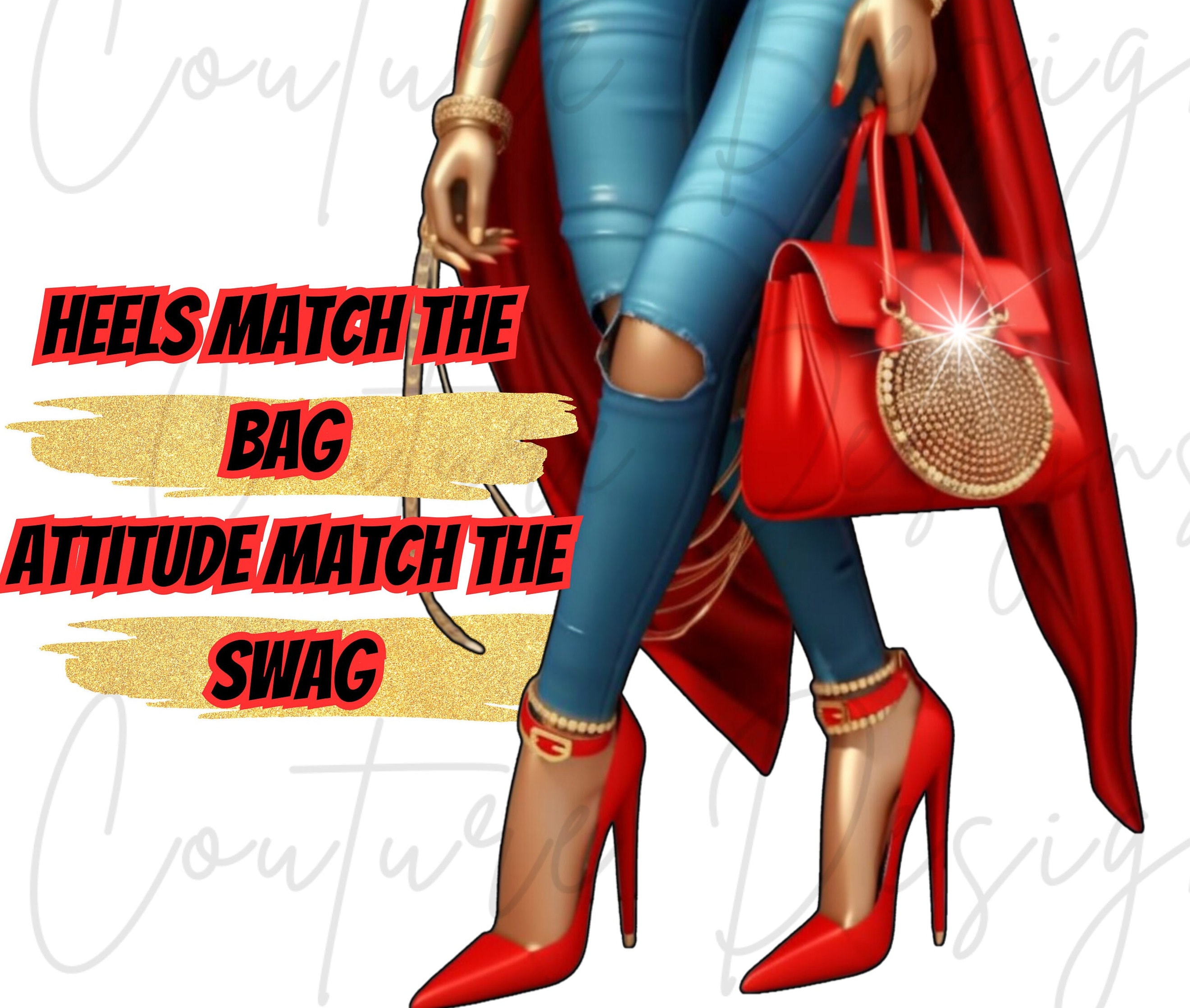 Confidence in Heels Setpng - Etsy