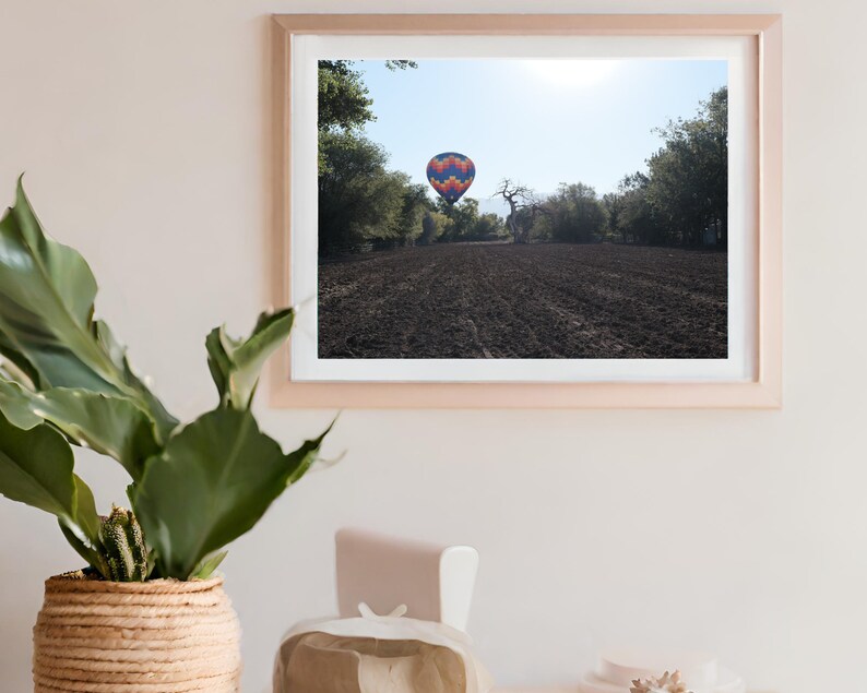 Hot Air Balloon Print - Etsy