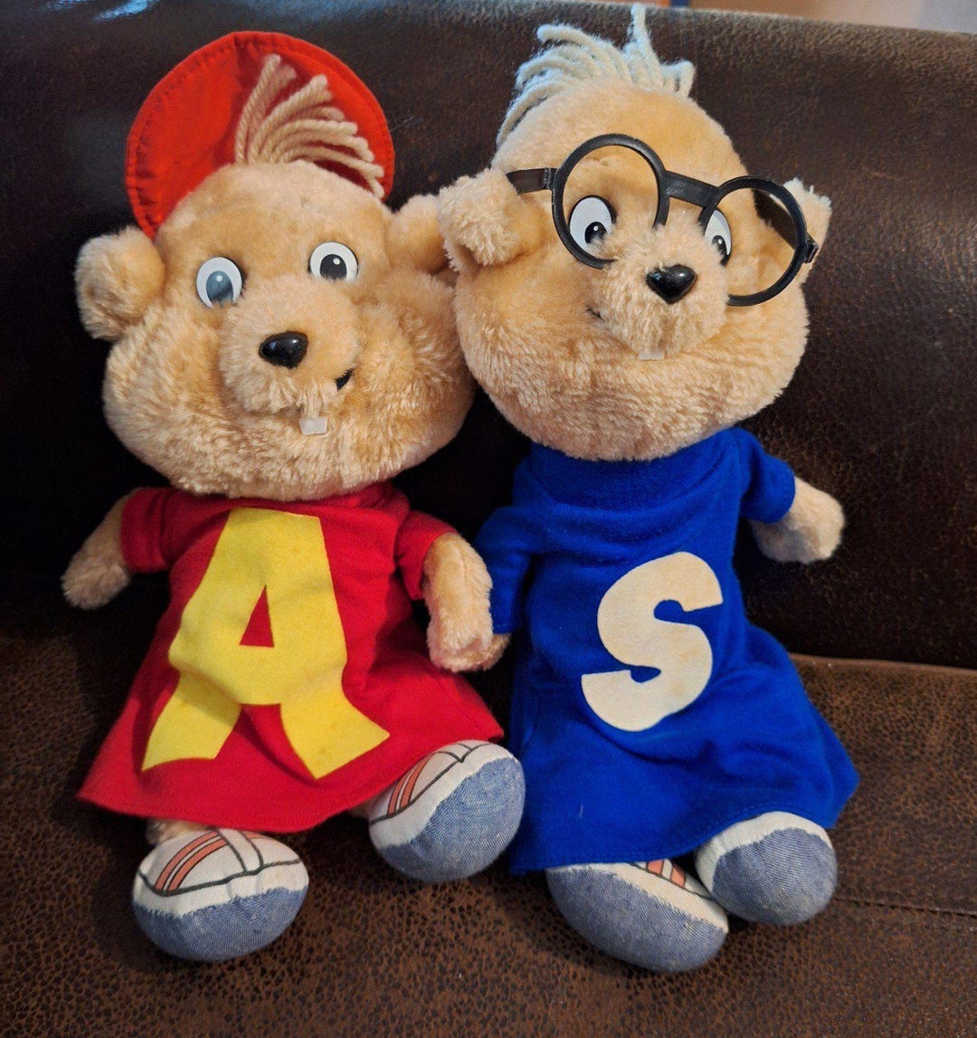 The Chipmunks Plush Alvin Simon Stuffed Animal 1983 - Etsy