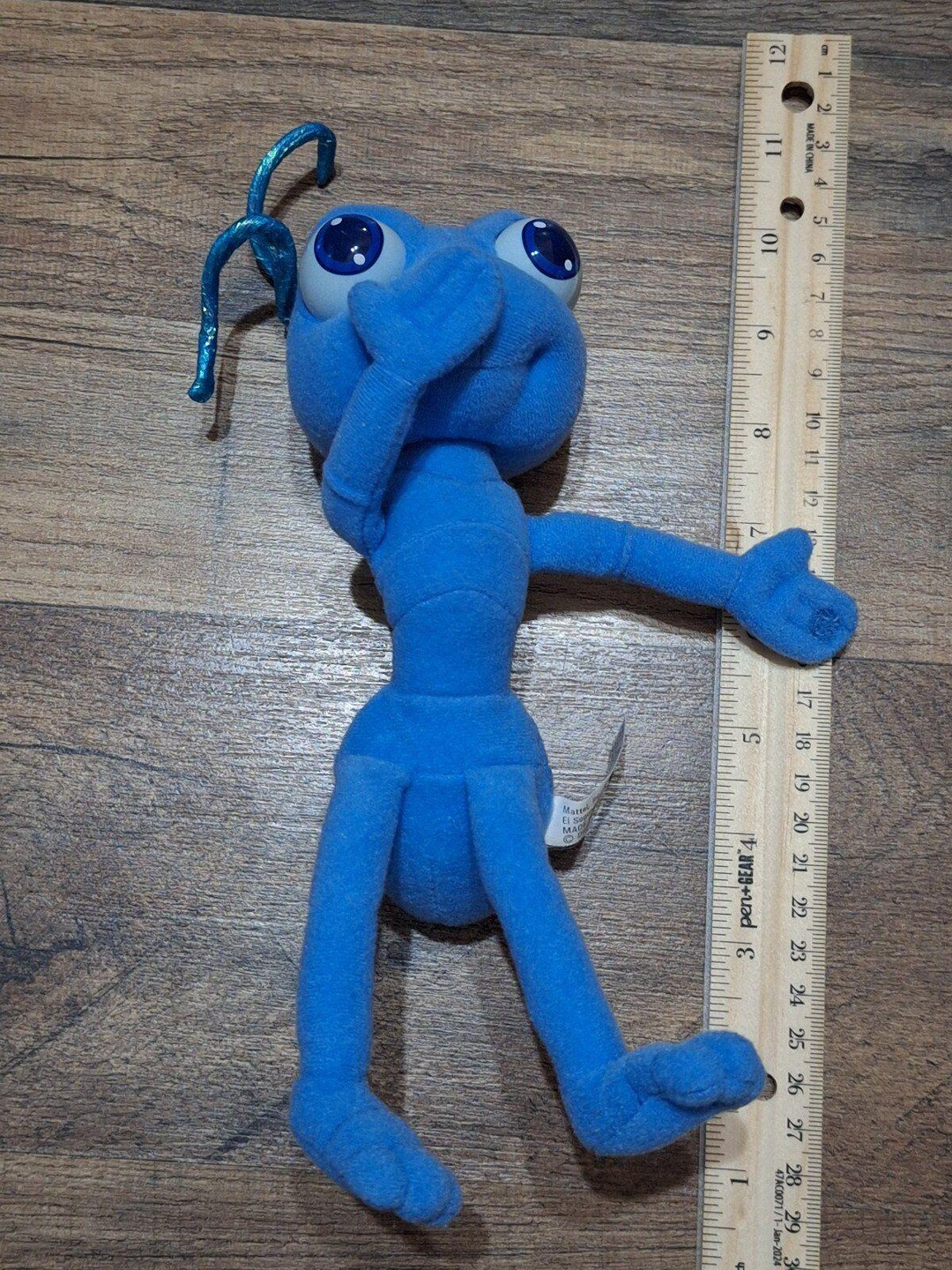 Vintage 1998 Disney Pixar A Bugs Life Flik Plush Stuffed Animal Toy - Etsy