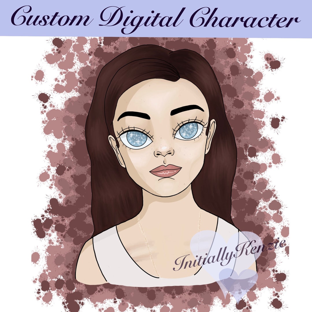 Custom Digital Character Art - Personalized Portrait Illustration ...