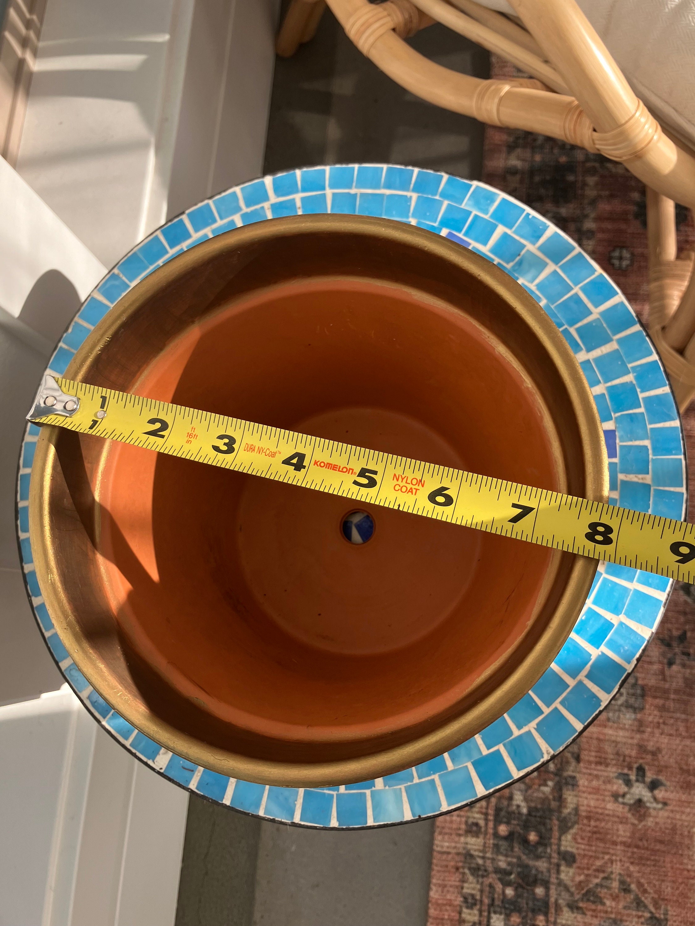 Hand Painted Terra Cotta Pots - 8 Inch - Etsy