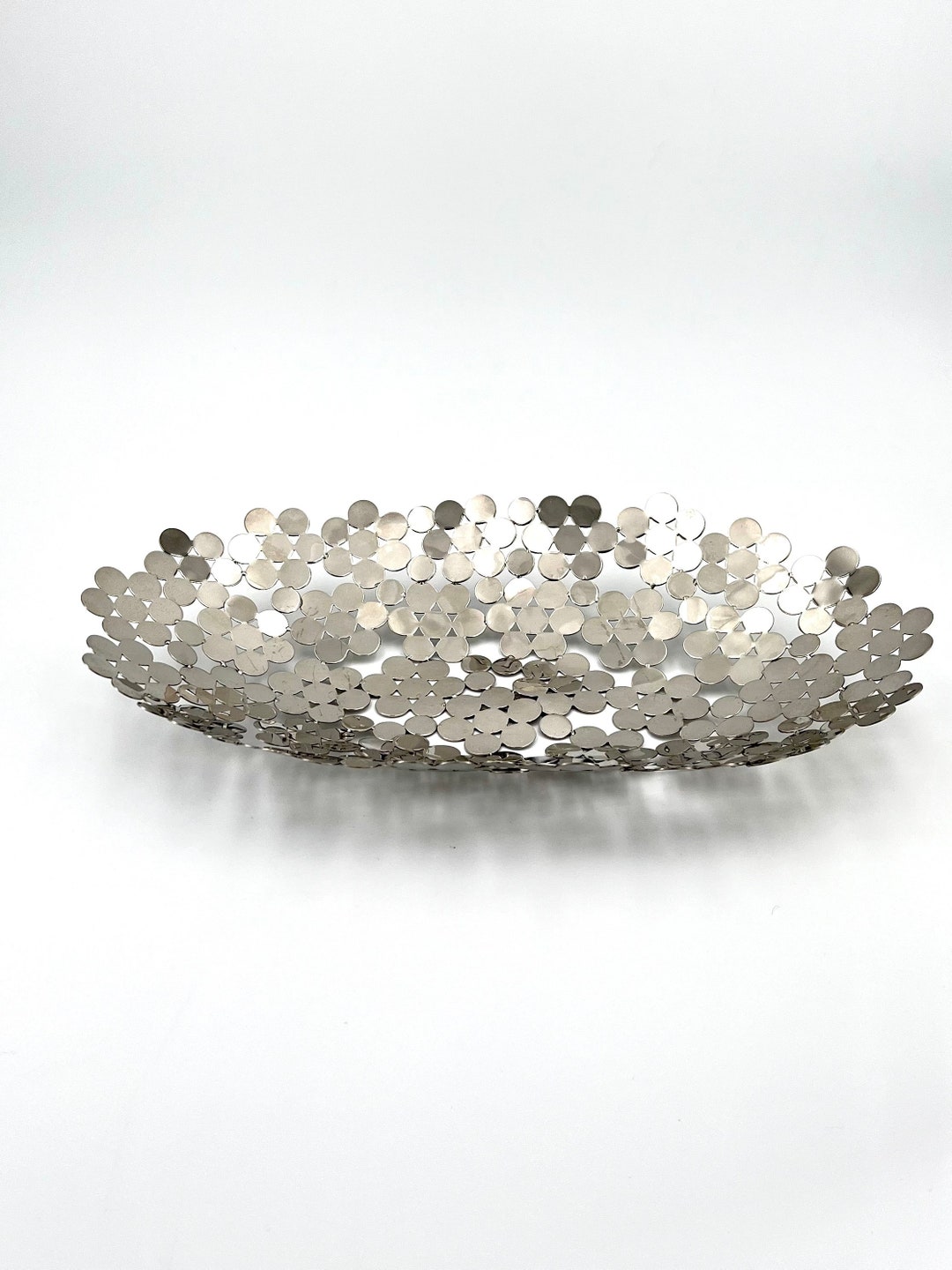 Stainless Steel Centerpiece/ Fruit Holder, Ottaviani, Italy, 1980s - Etsy