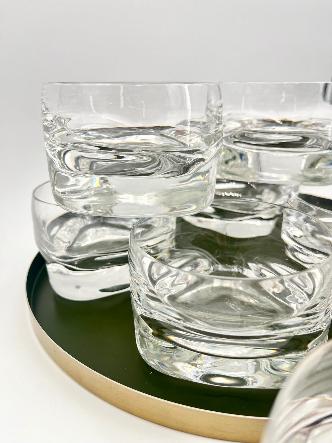 Vintage Pitagora Glass Set: Marco Zanuso for Arnolfo Di Cambio, Italy ...