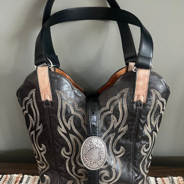 Cowboy Boot Purse - Etsy