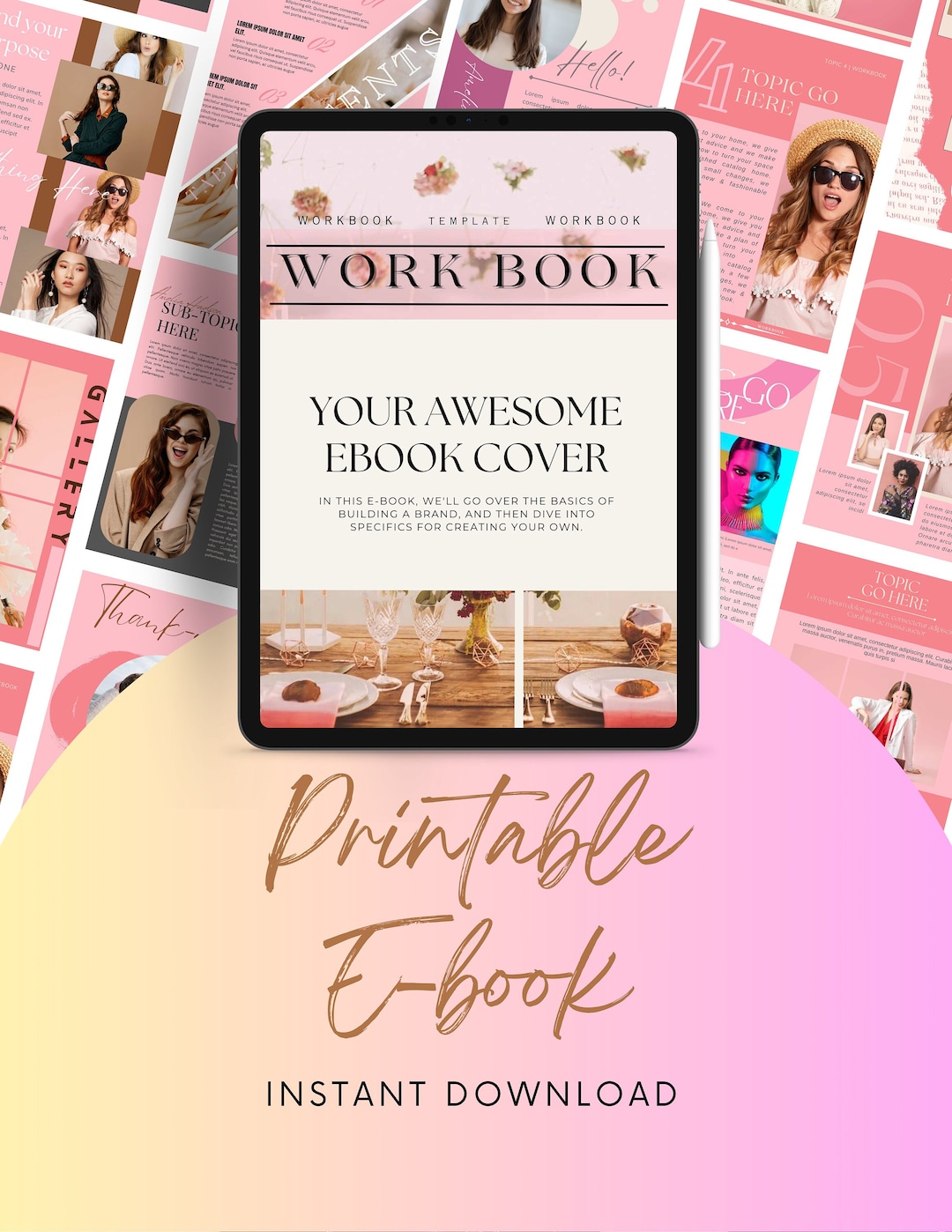 Ebook Template Canva | Blogger Template | Lead Magnet | Course Creator ...