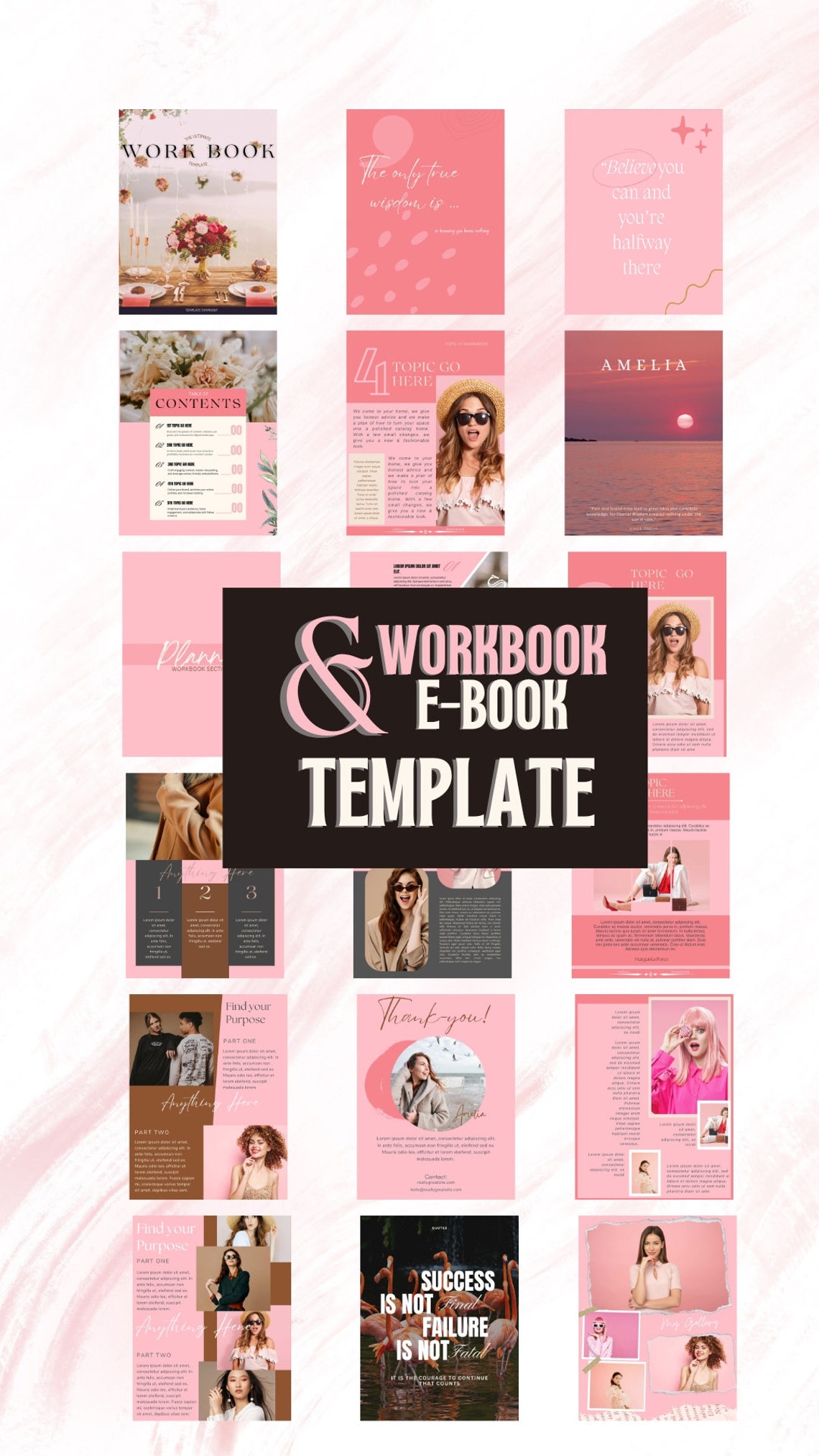 Ebook Template Canva Blogger Template Lead Magnet Course Creator ...