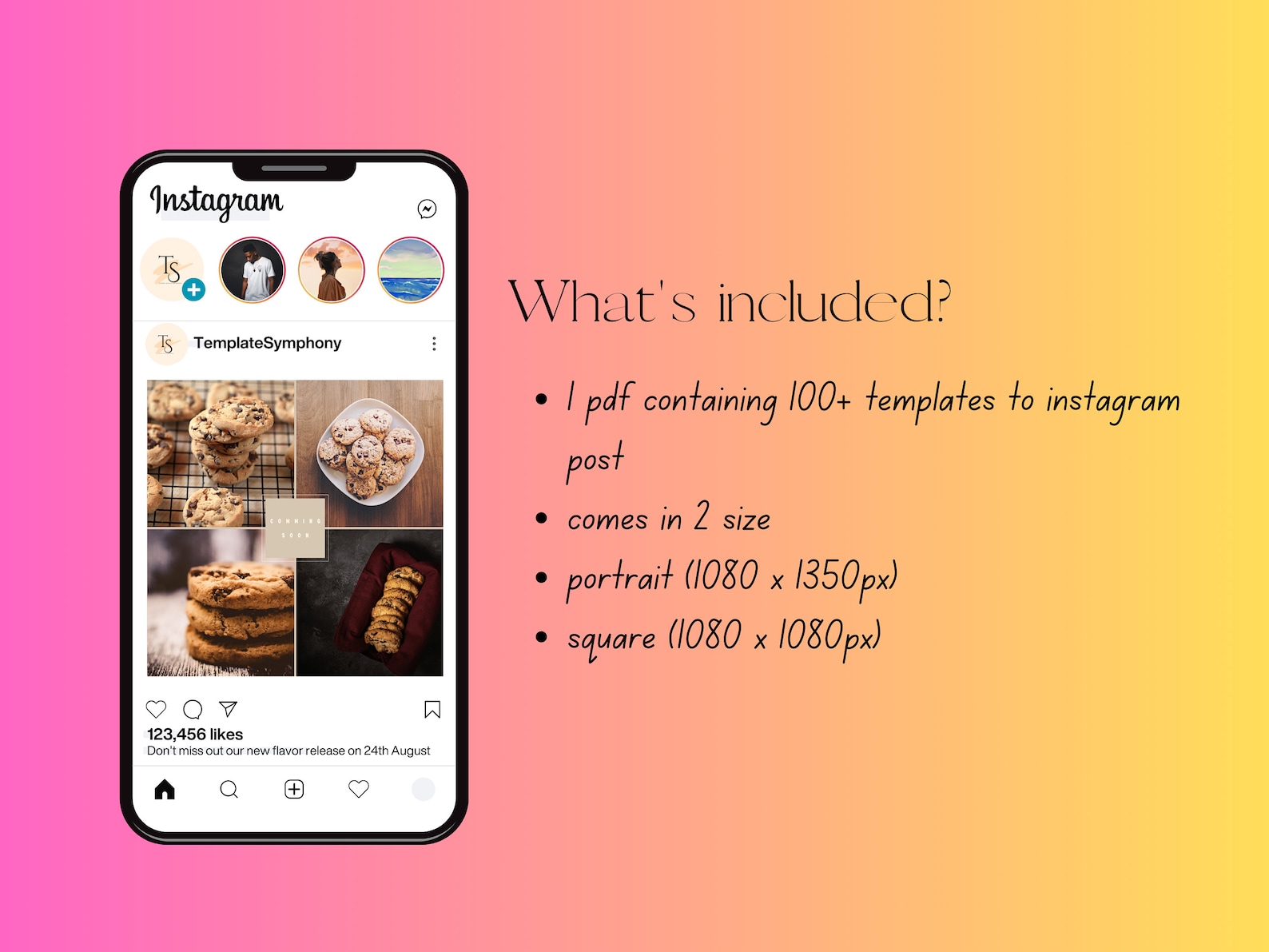 100 Customizable Instagram Post Template, Canva Bundle, Social Media ...