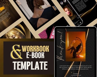 45 Ebook Template Canva Modern Workbook Lead Magnet Course Creator Template Coaching Guide Book ...