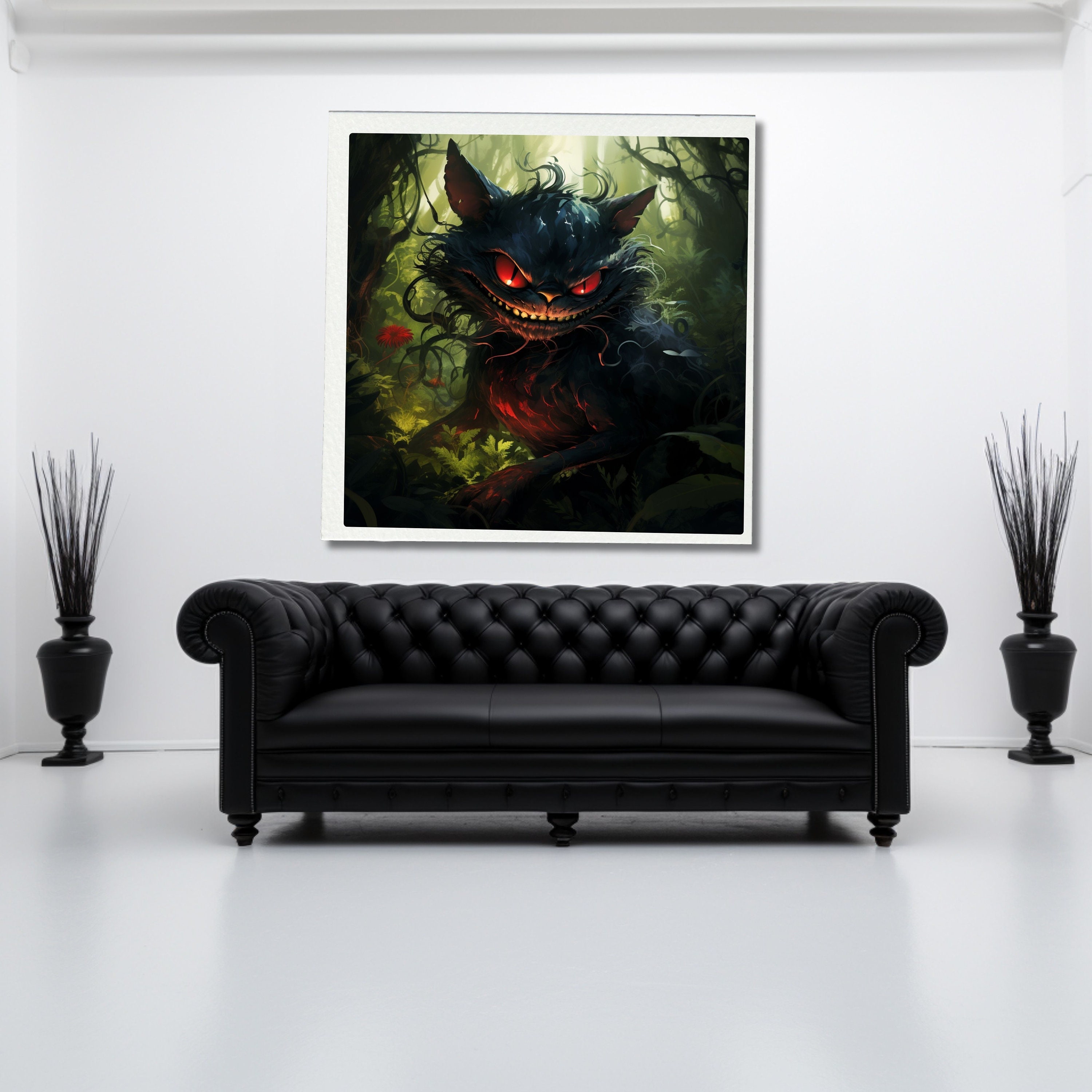 Printable Cheshire Cat Poster Urban Art and - Etsy