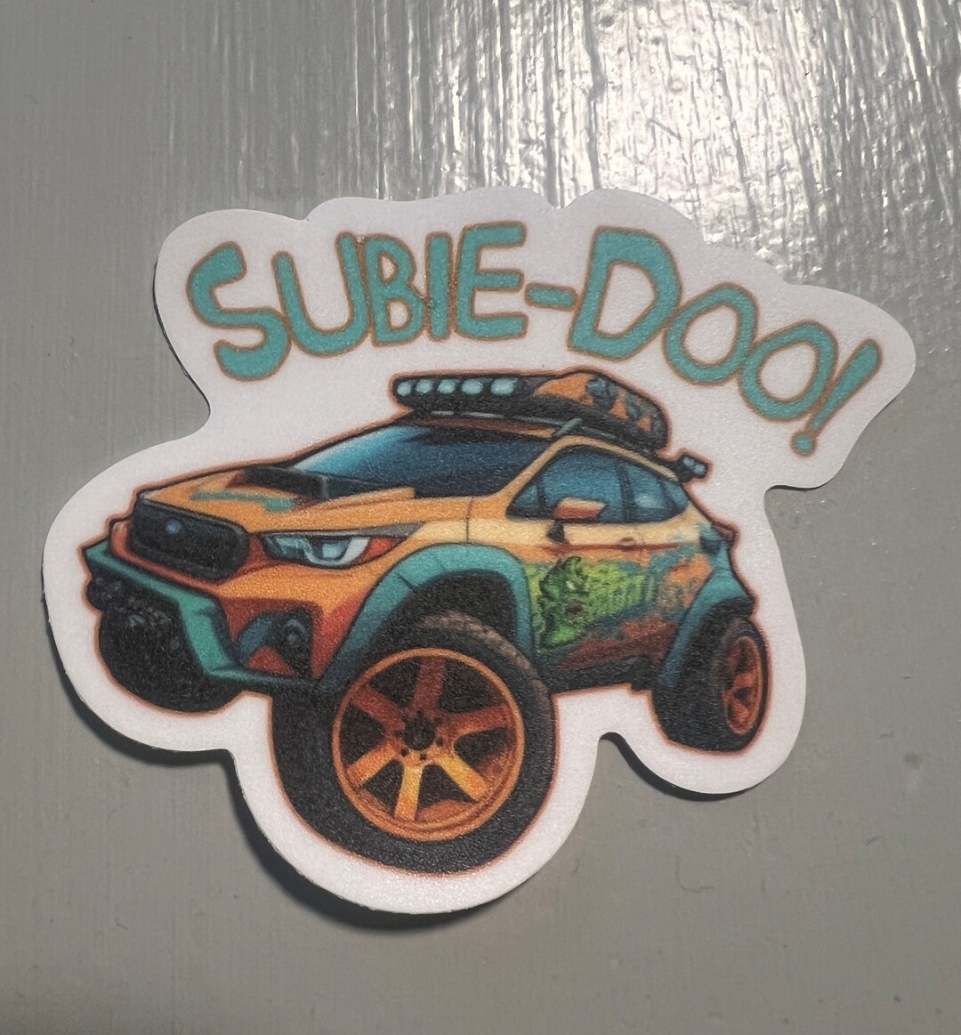 3" Subie Doo Stickers (pack Includes 10 Stickers) - Etsy