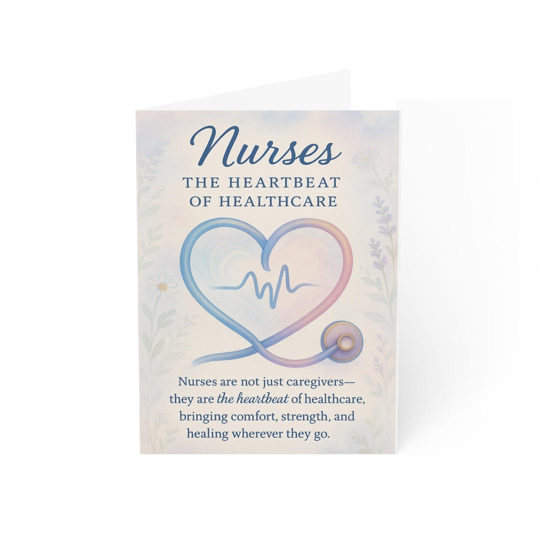 Nurse Appreciation Greeting Cards, Healthcare Thank You Notes, Nurse ...