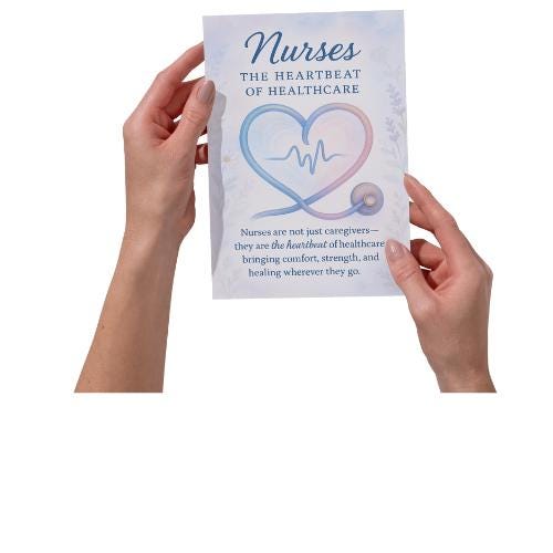 Nurse Appreciation Greeting Cards, Healthcare Thank You Notes, Nurse ...