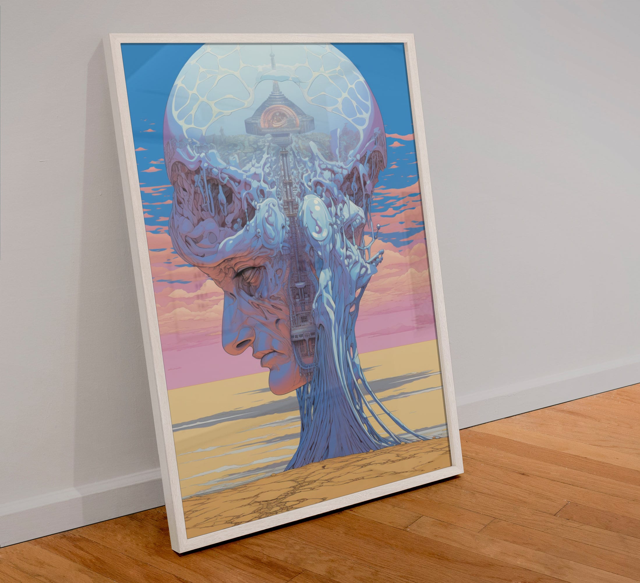 Moebius Mind Palace Print | Sci-fi Retro Art Print | Prometheus Oil on ...