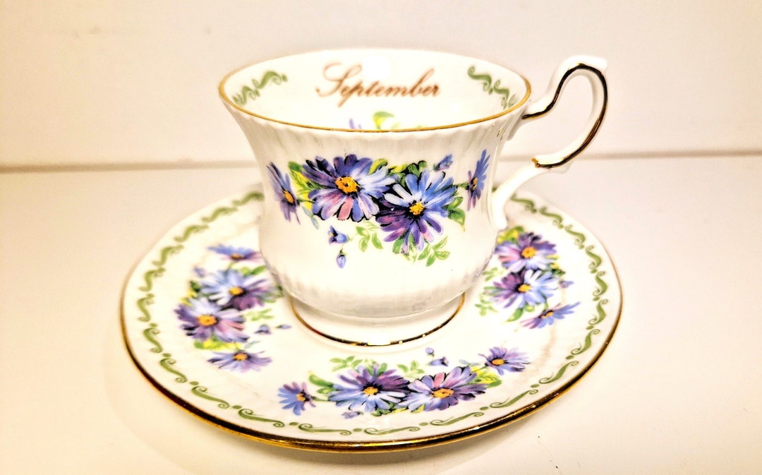 Royal Albert 'flower of the Month' Series - September Teacup & Saucer ...