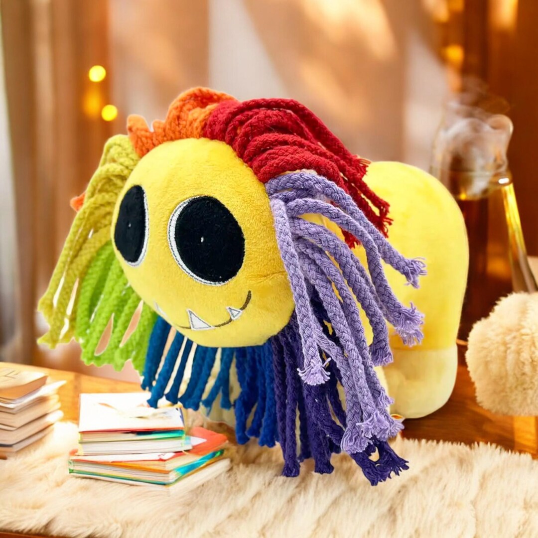 Horror Yarnaby Plush Toy Monster Lion Stuffed Doll Soft Kawaii Animal ...