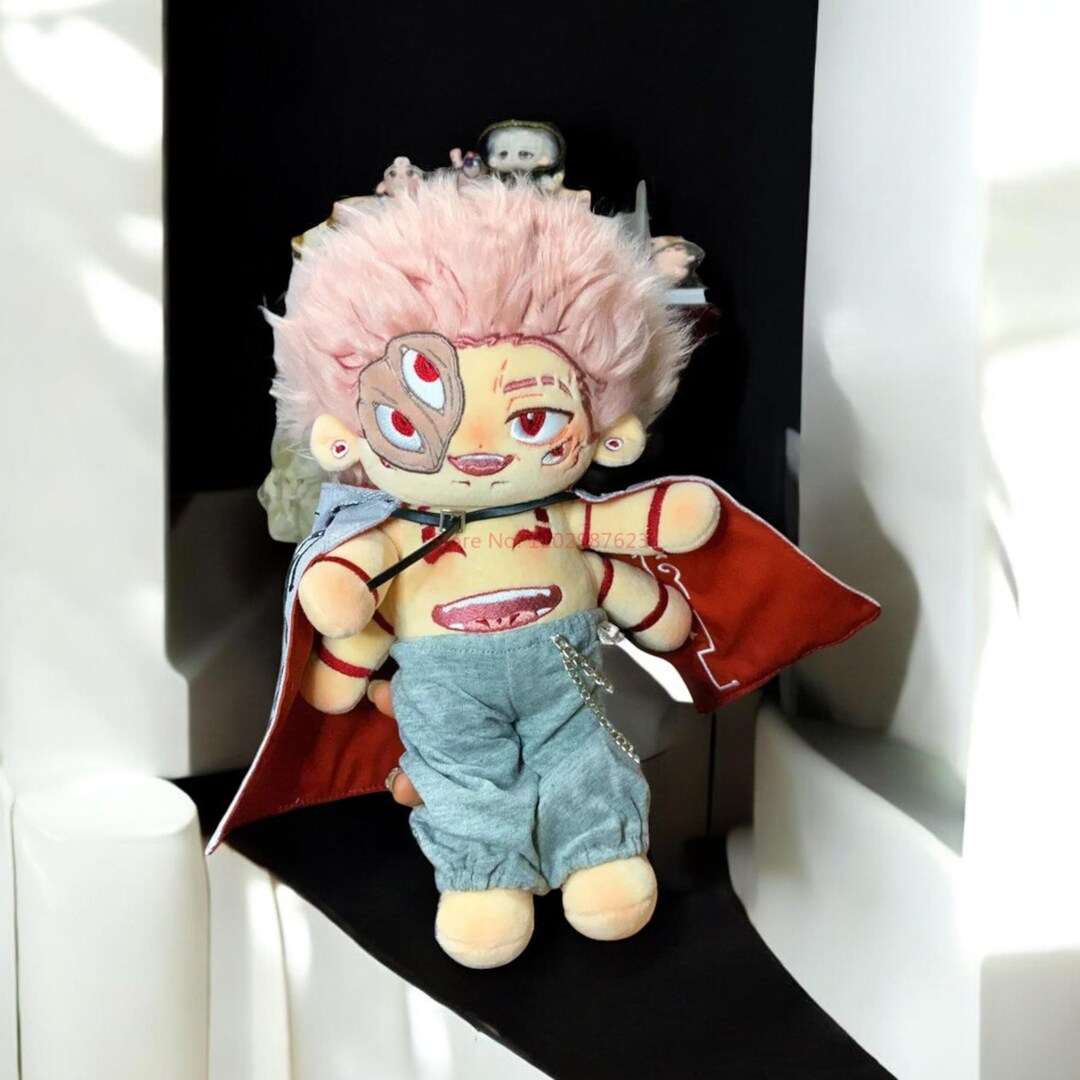 Anime JK Ryomen Sukuna Plush Doll – Kawaii Cosplay Toy With Removable ...