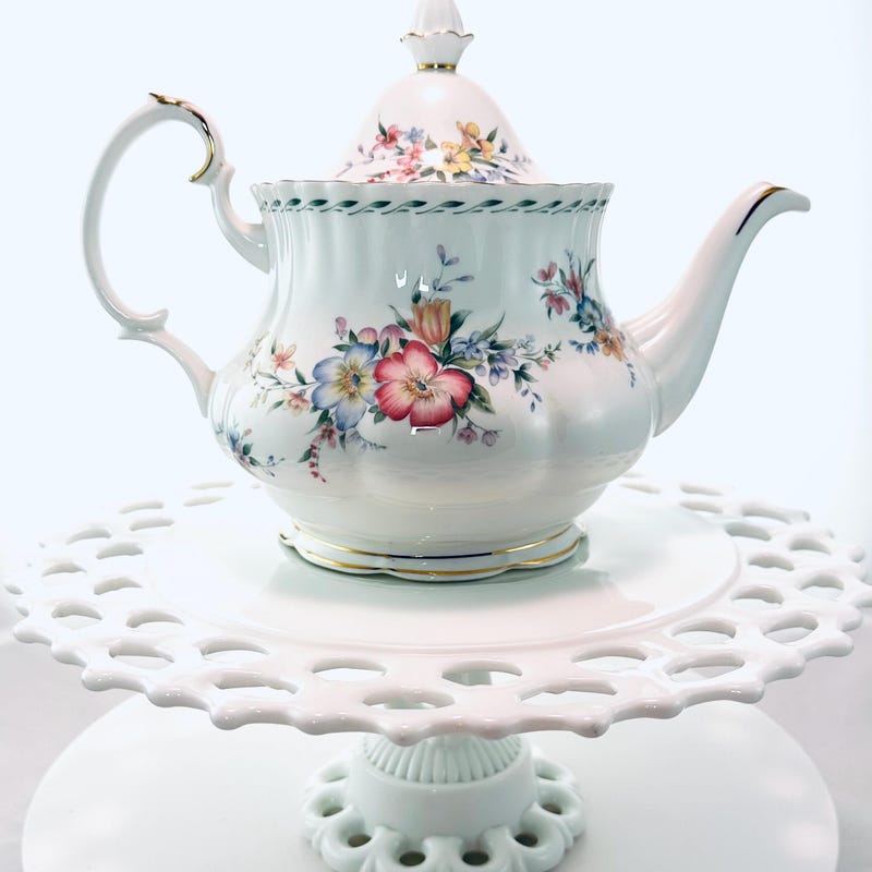Bone China Teapot - Etsy