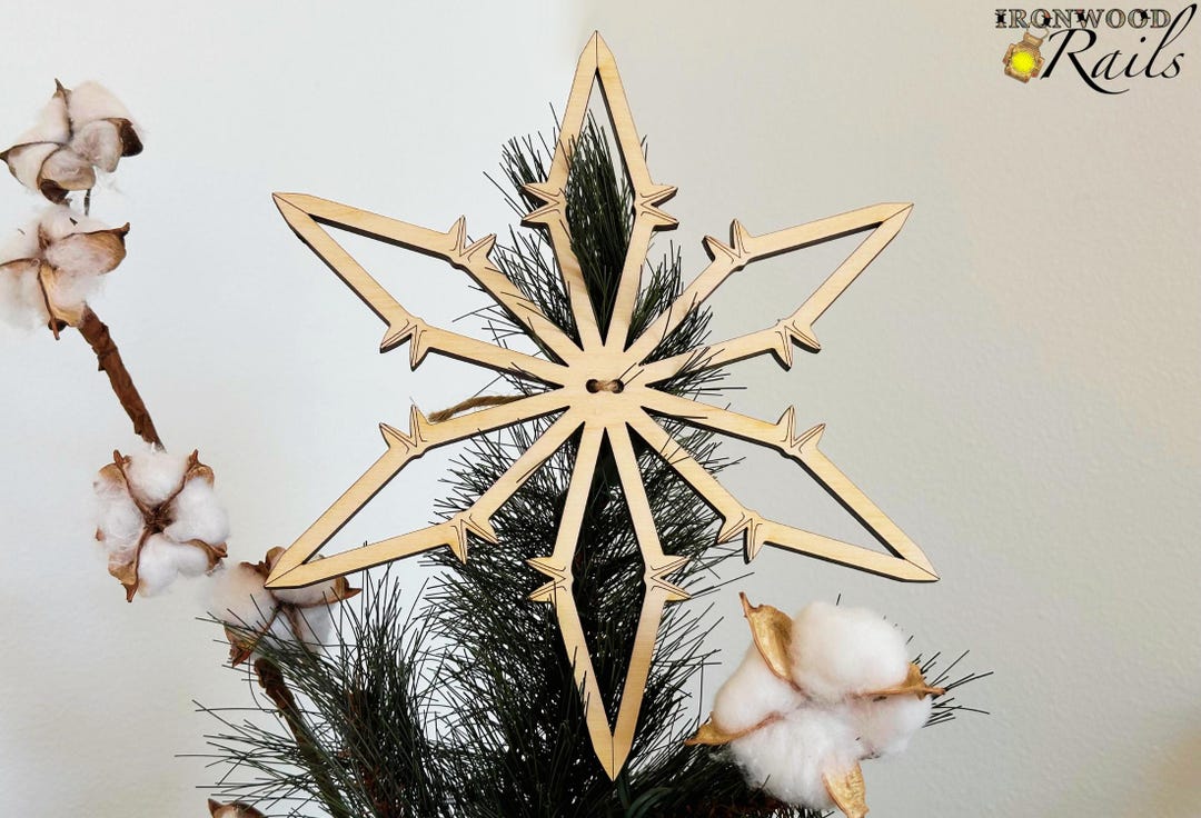 Railroad Spike Tree Topper Snowflake - Etsy