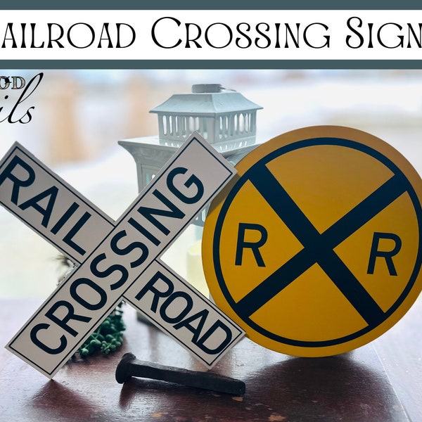 Railroad Crossing - Etsy