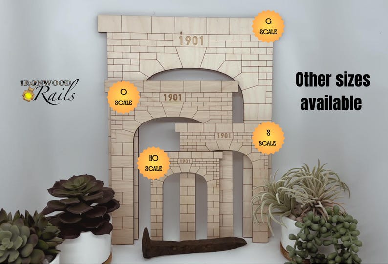 HO Scale Unfinished Stone Tunnel, Train Portals, Railroad Modeling - Etsy