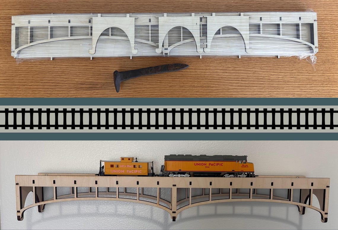 Arched Bridge Shelf Kit - Etsy